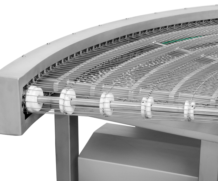 Metalen (RVS) transportband - Scanbelt Conveyma